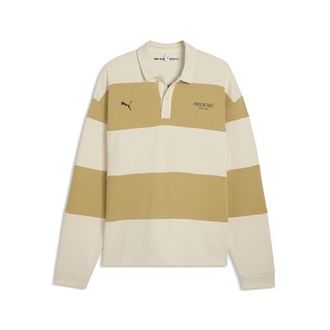 Puma Polo &agrave; Manches Longues Porsche Legacy Homme L, Coffee Milk Beige