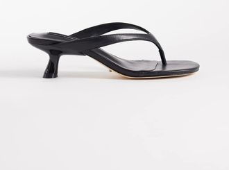 Tony Bianco Krista - Sandales &agrave; petit talon et entredoigt - Noir