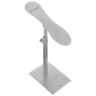 Angoily Verstellbarer Schuhst&auml;nder aus Metall H&ouml;henverstellbares Schuhregal f&uuml;r Laden und Verkaufspr&auml;sentation Edelstahl Displayhalter f&uuml;r High Heels und Schu