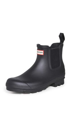 Hunter Hunter Chelsea Herren Gummistiefel Navy Gr&ouml;&szlig;e 43, aus Naturkautschuk gefertigt, MFS9116RMA-NVY-43