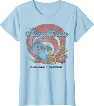 Disney Lilo & Stitch Hang Loose Kauai Hawaii T-Shirt