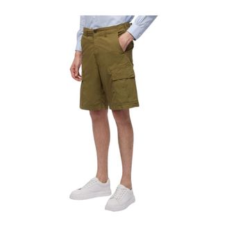 Brooks Brothers Military Stretch Baumwoll Cargo Shorts - - Shorts - Herren - Gr&uuml;n - W34