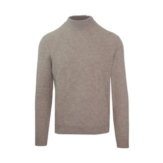 Malo Homme, Pulls, Beige, Taille: 2XL Lupetto Turtleneck