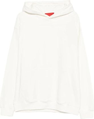 Vision Of Super Vision OF Super, Homme, Sweatshirts et sweats &agrave; capuche, Blanc, Taille: M Sweat &agrave; capuche avec motif flammes en relief