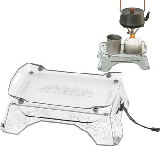 Generic Tragbarer Klapptisch, Outdoor-Campingtablett, Mini-Picknickfl&auml;che, reisefreundliche Rucksackm&ouml;bel, vielseitiges faltbares Design, leichter kompakter T