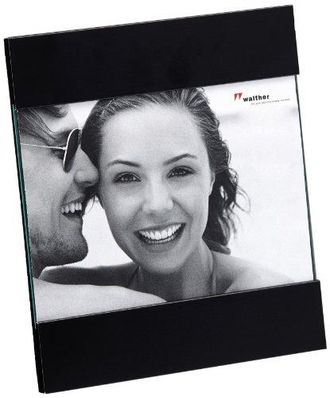 Walther Design Bilderrahmen schwarz 15 x 20 cm Ava Portraitrahmen AE520B