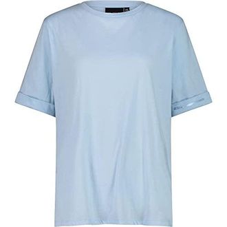 F.lli Campagnolo T- Shirt pour Femme, Bleu Cristal, Taille 34