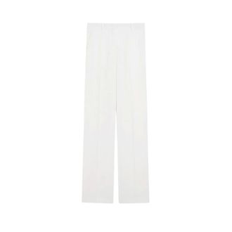 Max Mara Pantalon droit - Femme - Pantalons - Blanc - Taille: 44 FR