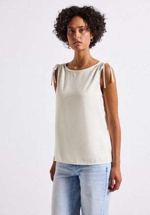 Street One Blusentop mit Raffungen an den Schultern