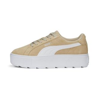Puma Women Karmen Baskets, Granola Puma White Puma Silver, 41 EU