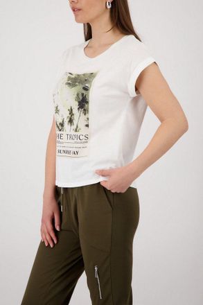 Monari T-Shirt Shirt Tropics Regular fit mit Print
