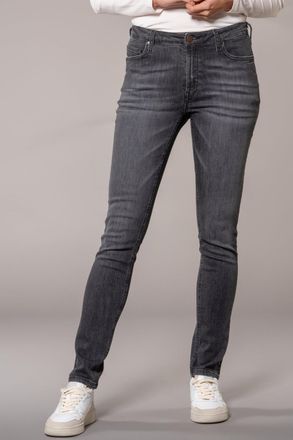 Feuervogl Damen vegan Jeans High Waist Skinny Han:Na Schwarz
