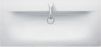 Duravit Duravit - Viu - Waschtisch 103x49 cm, mit 1 Hahnloch, Alpinwei&szlig; 2344100000