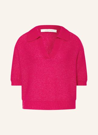 Herzen&rsquo;s Angelegenheit Herzens Strick-Poloshirt Mit Cashmere pink