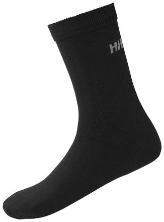 Helly Hansen Unisex Helly Hansen Everyday Cotton Sock 3Pk, Schwarz, 36-38