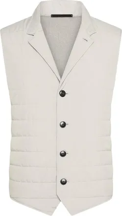 Hackett Hybrid-Steppweste Satorial mit gestricktem R&uuml;ckenteil und Reverskragen in