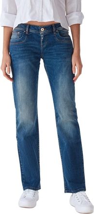 LTB Jeans Jeans Damen Valentine Straight Fit Jeanshose Hose Denim Tiefer Bund, Farbe:Blue Lapis Wash (3923), Größe:29W / 36L