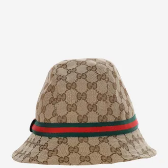 Gucci Boys Fedora Hat Beige Polyester