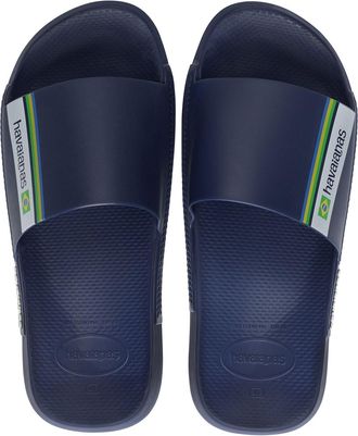 Havaianas Slide Brasil, Schiebe-Sandalen, Navy Blue,39/40 EU