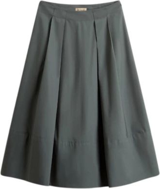 Woolrich Femme, Jupes, Vert, Taille: 38 FR Cfwwsk2003Frut3944 Jupe Midi