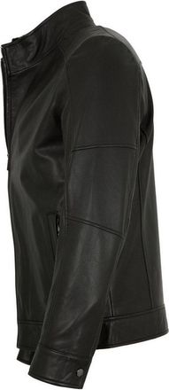 Milestone Lederjacke MSFranklin Milestone - Herren Lederjacke Lammnappa schwarz