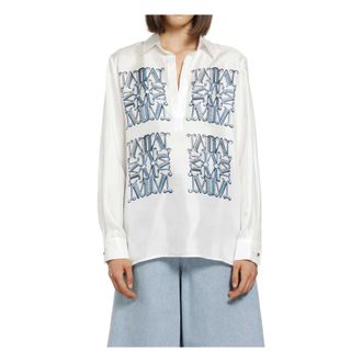 Max Mara Damen, Blusen & Hemden, Wei&szlig;, XSGr&ouml;&szlig;e