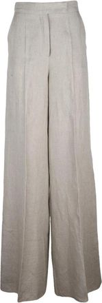 Max Mara Wide Hosen - - Trousers - Damen - Beige - 2XS