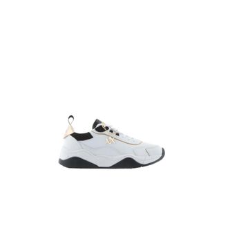 A|X Armani Exchange Leather Sneakers - - Shoes - Damen - Wei&szlig; - 40 EU