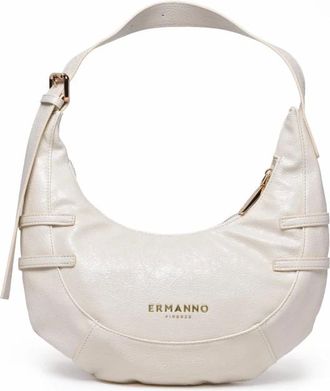 Ermanno Scervino Femme, Sacs, Blanc, Taille: ONE Size Hobo Teagan