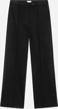 Arket Hose Mit Biesen -Schwarz