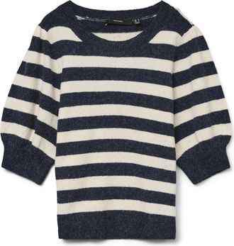 Vero Moda Vmdoffy 2/4 O-Neck Pullover Ga Noos