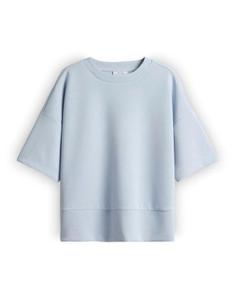 OPUS Sweatshirt Sweatshirt GASOPI Loose aus Modal Mix