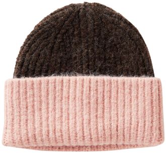 Benetton Damen Berretto 6nwbda01l Winter-Zubeh&ouml;r-Set, braun, L