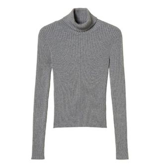 Twinset Col roul&eacute;s - Femme - Pulls - Gris - Taille: 40 FR
