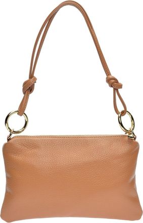 Anna Luchini Braun Rindsledertasche