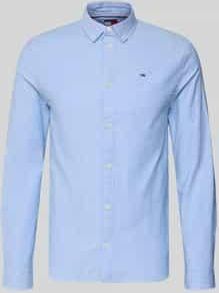 Tommy Jeans Slim Fit Freizeithemd aus Oxford