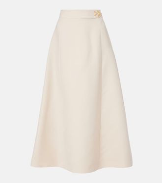 Valentino Midirock VGold aus Crepe Couture