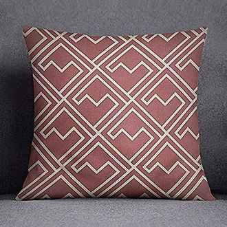 Bonamaison Le Jardin du Lin Kissenhüllen, Cotton, Mehrfarbig, 45x45