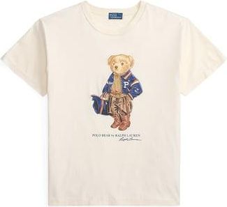 Polo Ralph Lauren T-shirt imprim&eacute; droit en coton
