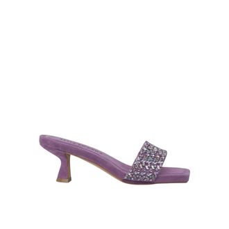 Alma En Pena Alma EN Pena, Femme, Chaussures, Violet, Taille: 36 EU Sandalette &agrave; Talon avec Bande de Strass