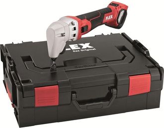 Flex Akku-Knabber Akku-Blechknabber kne 16 18.0-EC, Ausf&uuml;hrung: 532.068, Solo/L-BOXX - Flex