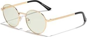 D.Franklin Lunettes de soleil unisexes avec verres de protection UV - Modèle round-legacy