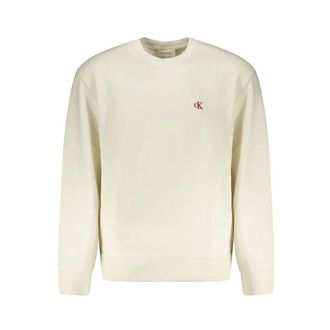 Calvin Klein Homme, Sweatshirts et sweats &agrave; capuche, Blanc, Taille: 2XL SweaT-shirt &agrave; manches longues