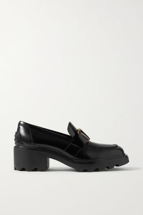 Tod's Mocassins En Cuir &Agrave; Ornements - Noir