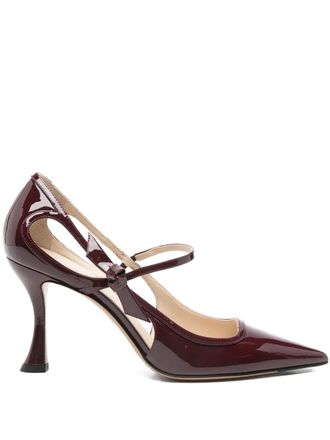 Alexandre Birman escarpins en cuir à talon - Rouge