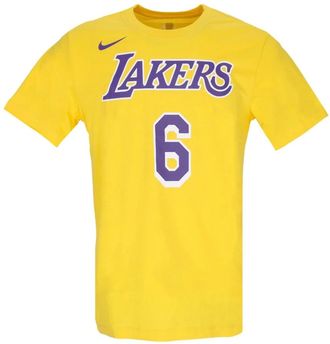 Nike LeBron James Lakers T-Shirt - - Sport - Herren - Gelb - 2XL