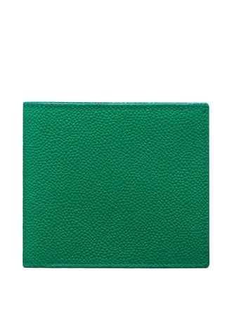 Thom Browne portefeuille pliant à fini grainé - Vert