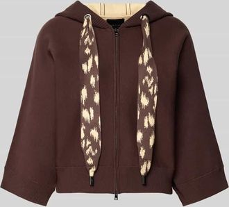 Marc Cain Strickjacke mit Kapuze