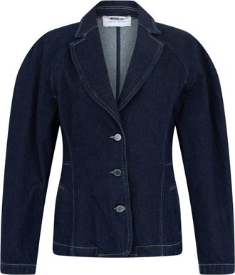 Alberta Ferretti Femme, Vestes, Bleu, Taille: 42 FR Manteaux