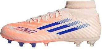 adidas Womens Chaussures F50 Sparkfusion Ligue Terrain Souple/synth&eacute;tique, Bliss Orange/Lucid Blue/Beam Orange, 42 2/3